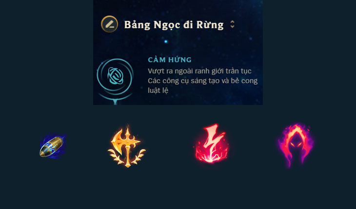 Bảng Ngọc bổ trợ đi Rừng 2025 mới nhất